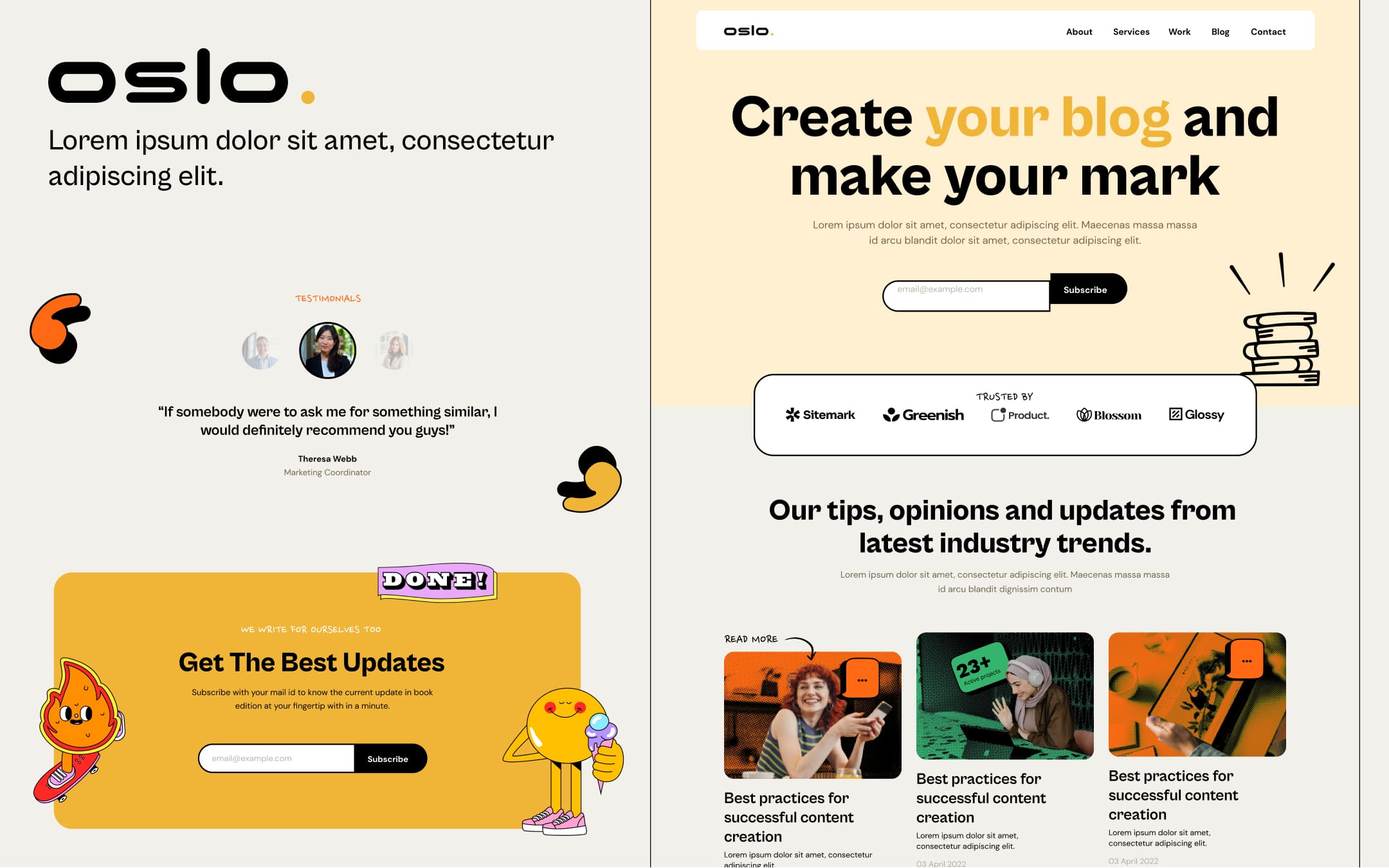 Oslo - Agency Webflow Template | Wedoflow