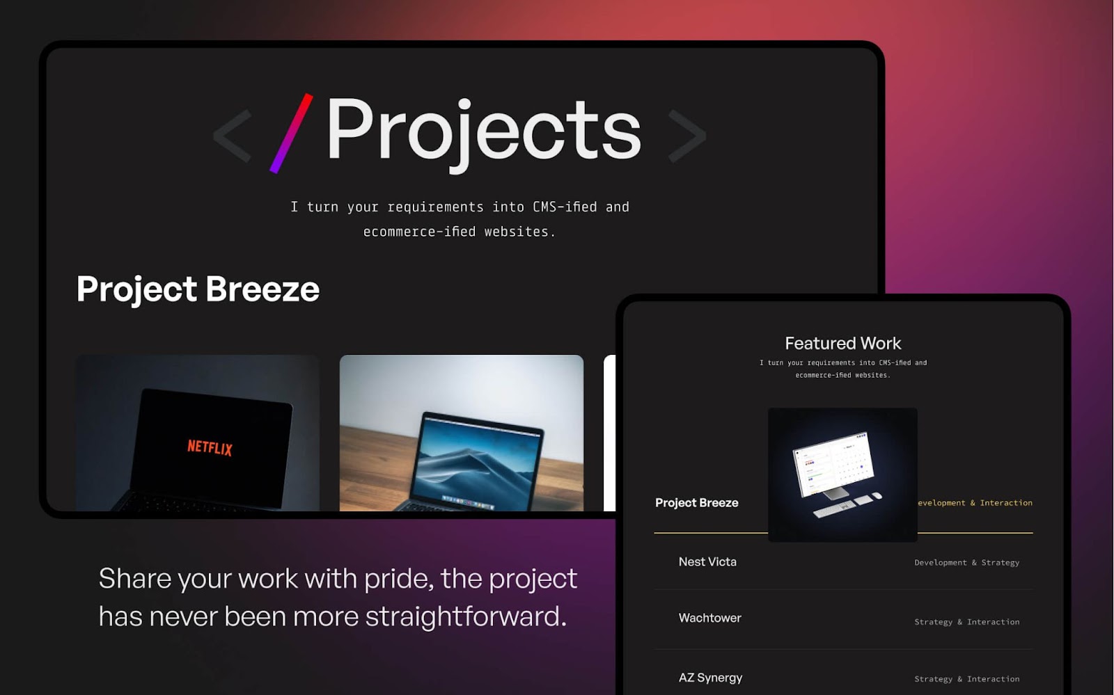 Portfolio Website Examples for Students