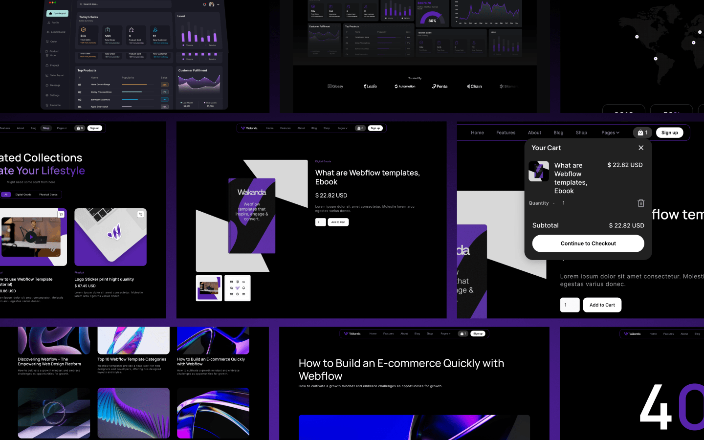 Wakanda - App Webflow Template | Wedoflow