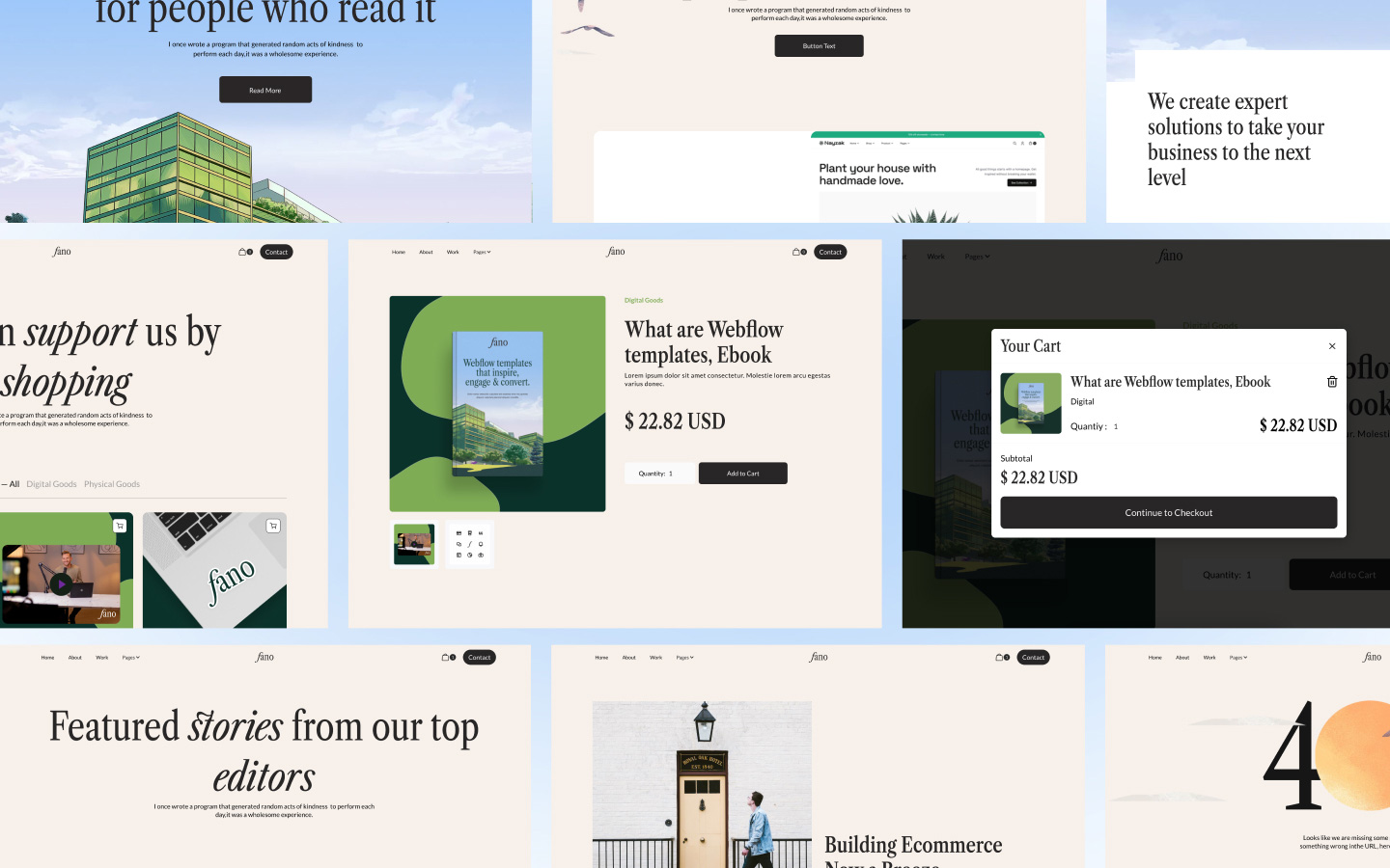 Fano - Agency Webflow Template | Wedoflow