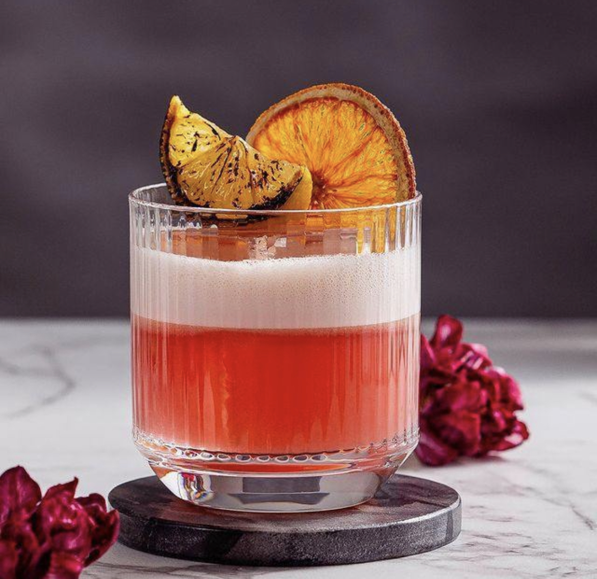 Scrappy's Bitters | Cocktails: HIBISCUS WHISKEY SOUR