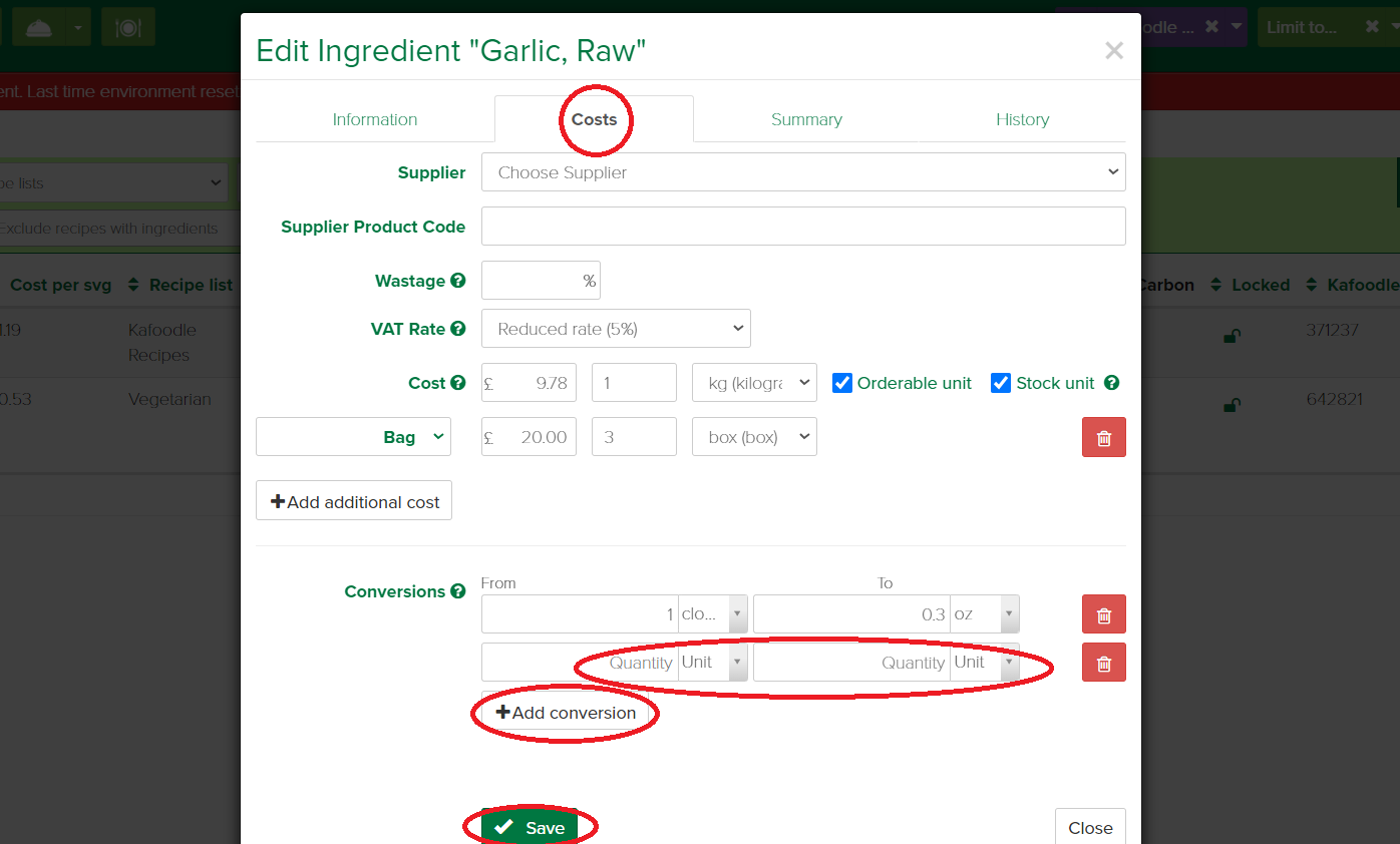 Kafoodle Introduces In-Recipe Ingredient Editing! - Kafoodle