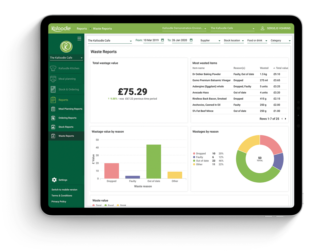 Stock & Ordering - Award-winning recipe & menu management software for ...