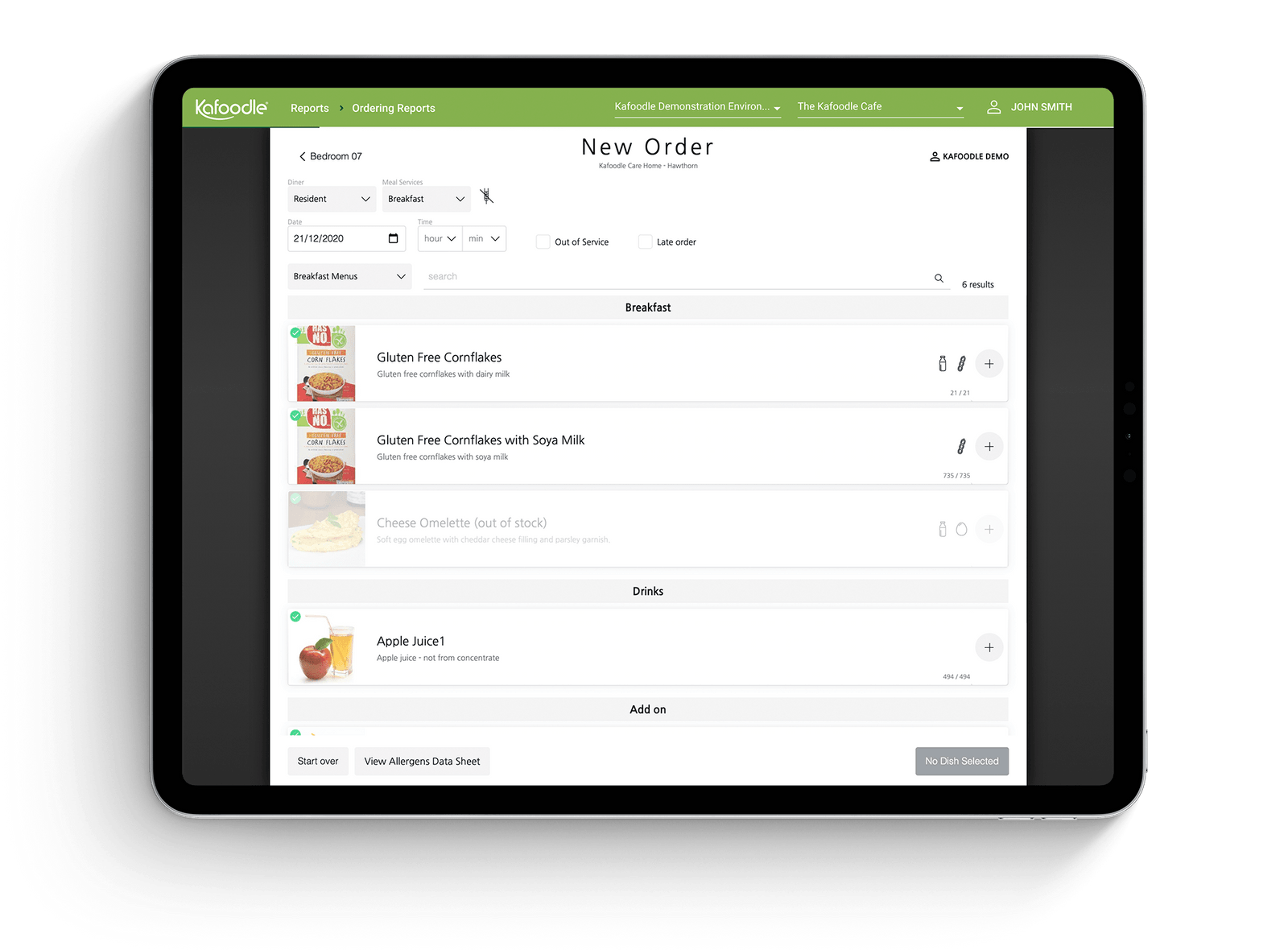 Person Centered Meal Ordering - Award-winning recipe & menu management ...