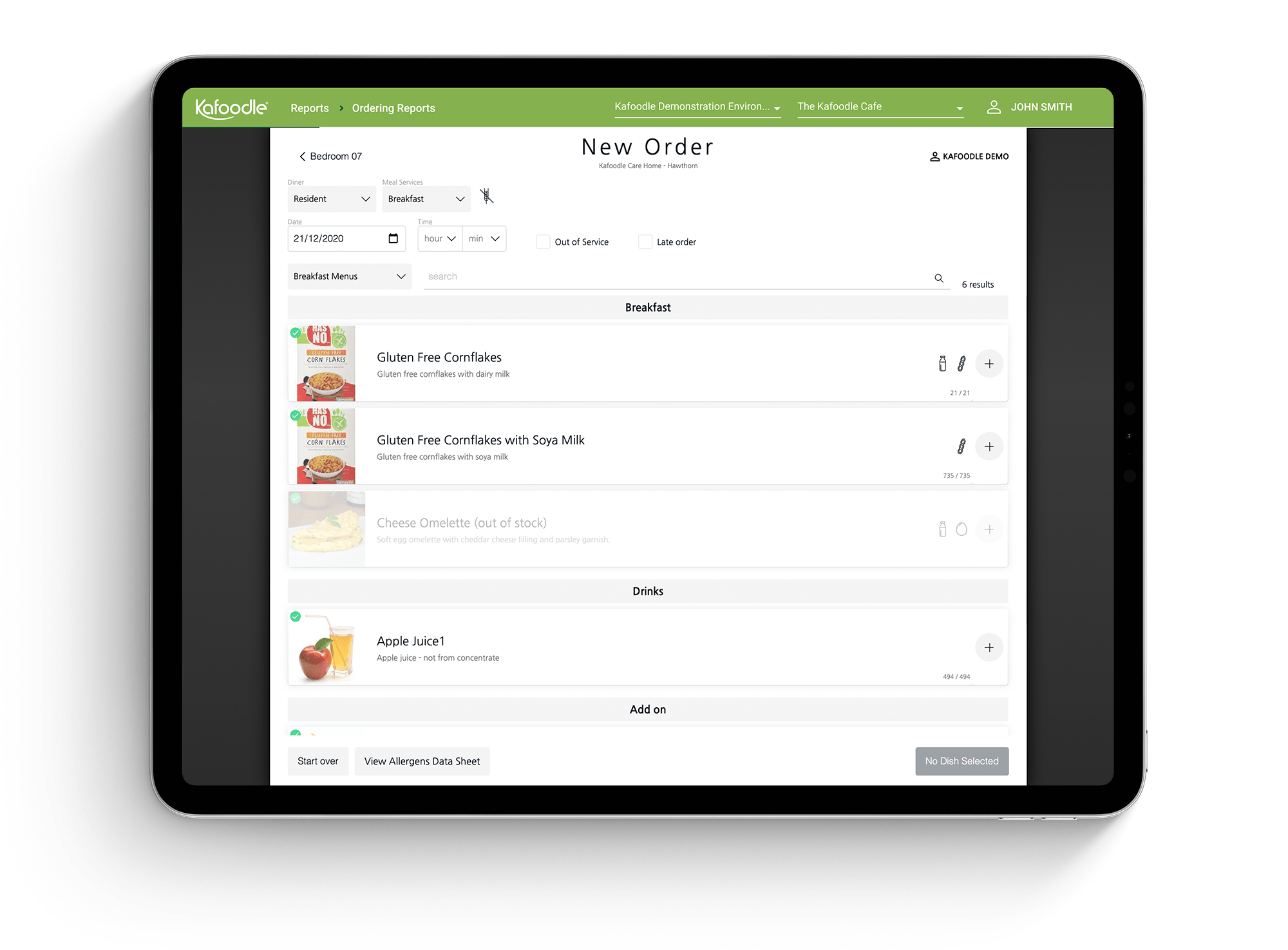 Person Centered Meal Ordering - Award-winning recipe & menu management ...