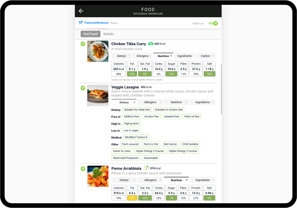 Compliant Food Labels - Create, Edit and Print | Kafoodle