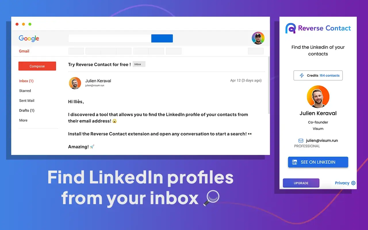 Reverse Contact - Reverse Email Lookup for Business
