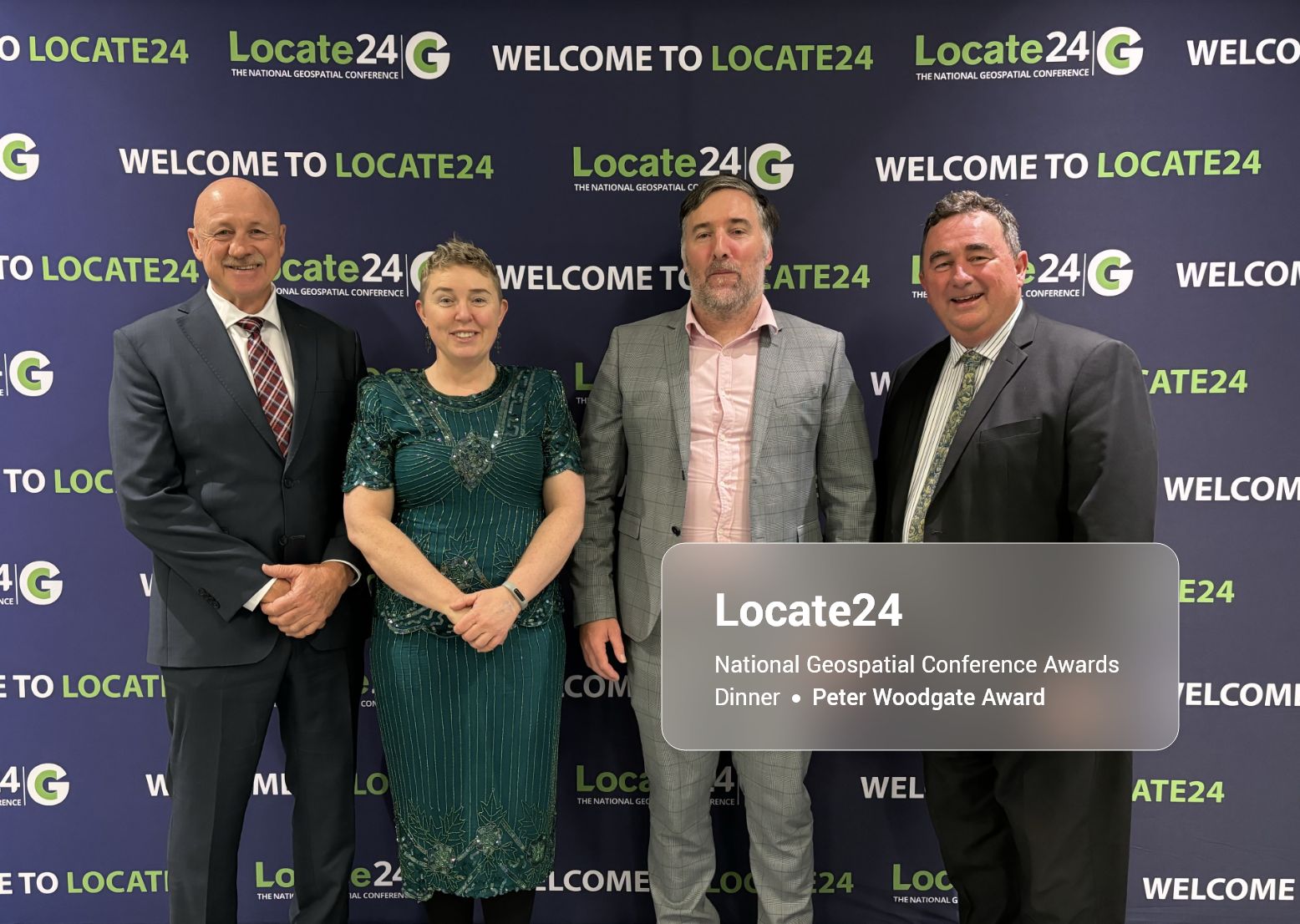 Locate24 National Geospatial Conference Awards Dinner - Peter Woodgate Award | Locatrix