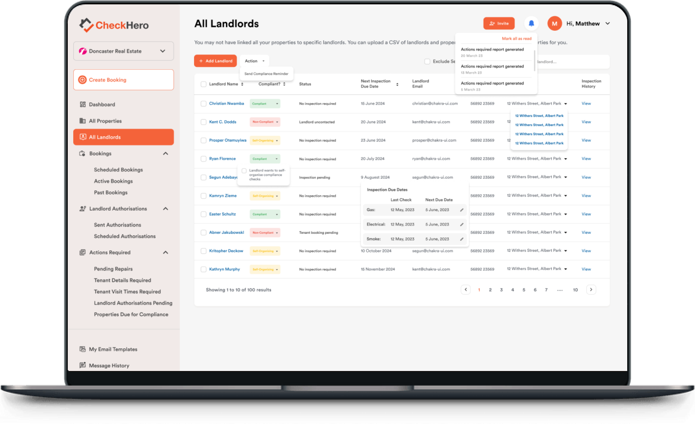 CheckHero Property Managers