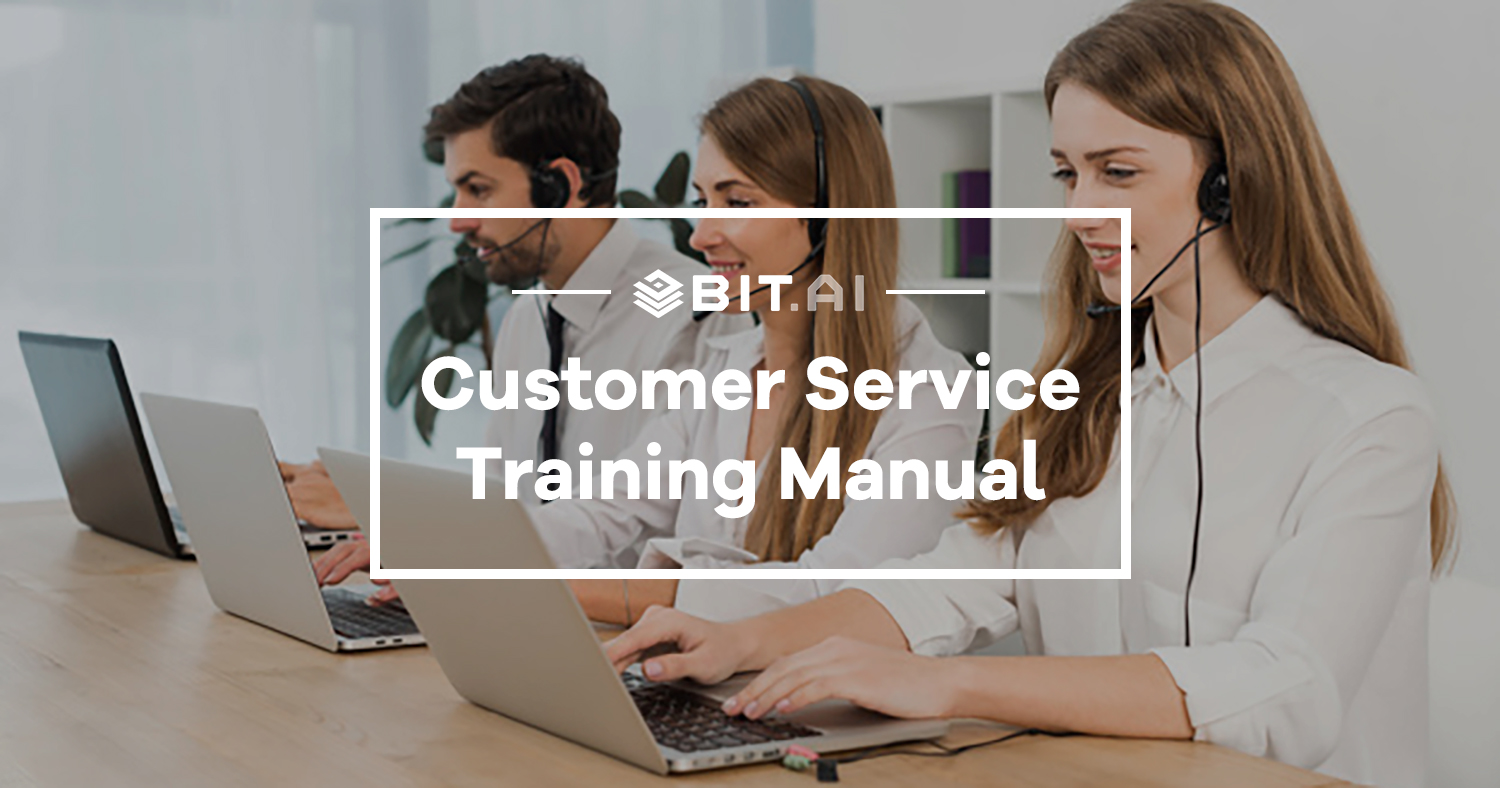 Customer Service Training Manual Template | Bit.ai