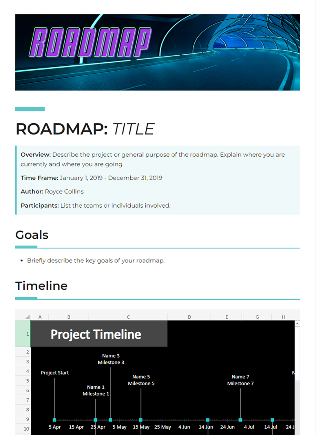 Roadmap Template | Bit.ai