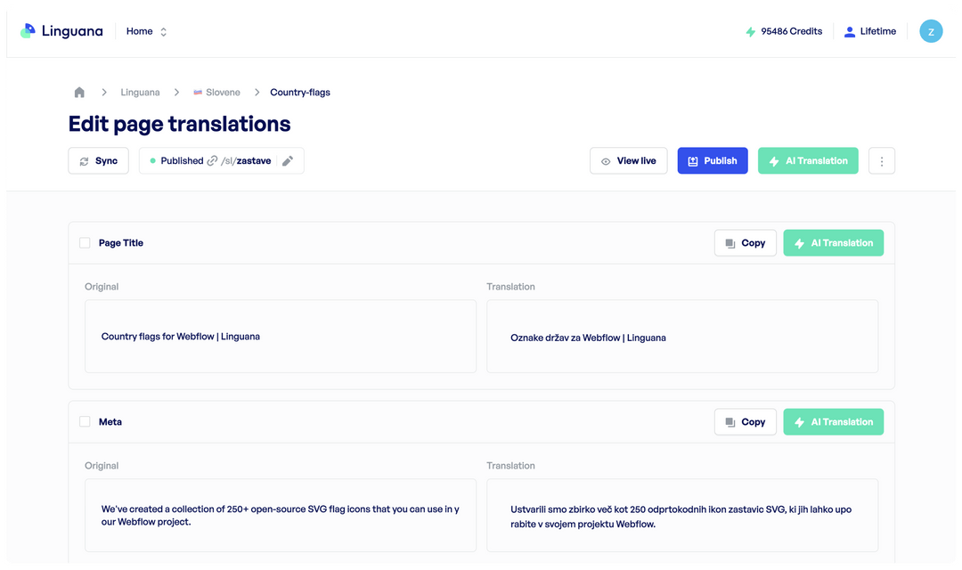 Multi-language for Framer and Webflow | Linguana