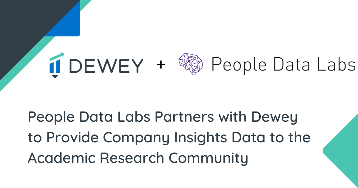 Academic access to company profiles & workforce data from People Data Labs