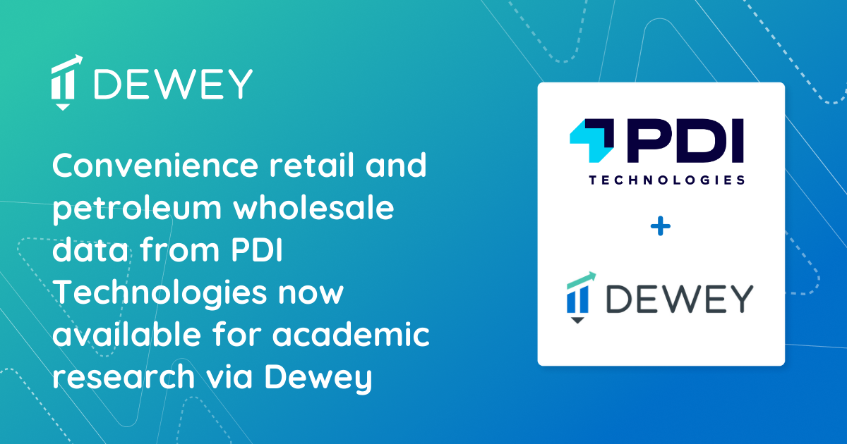 PDI Technologies (formerly Skupos) for academic research