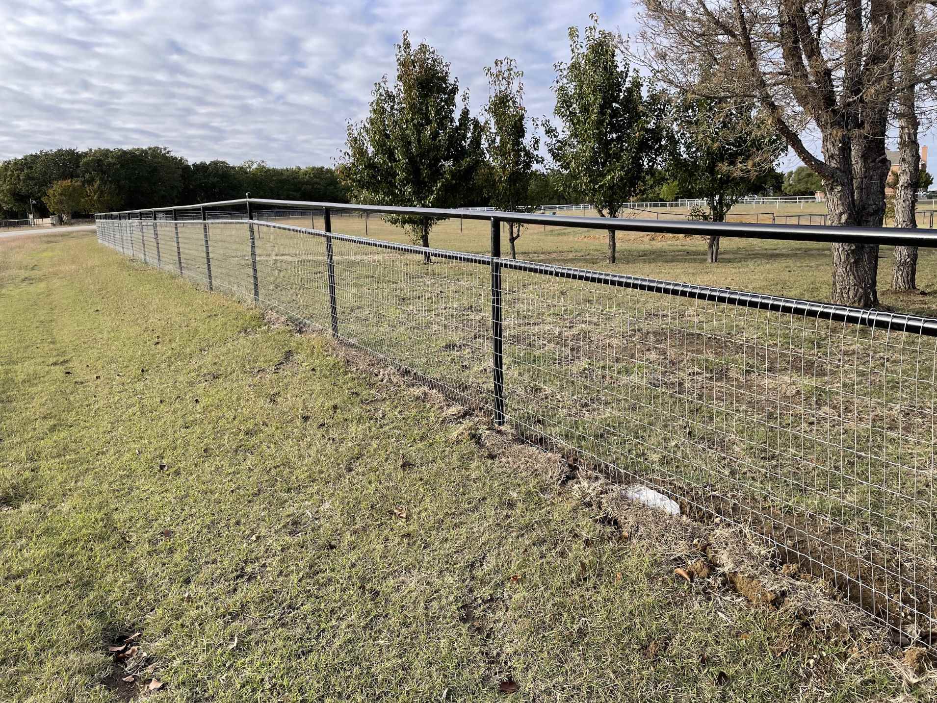 Pipe Fence Ponder - Texas Select Fencing