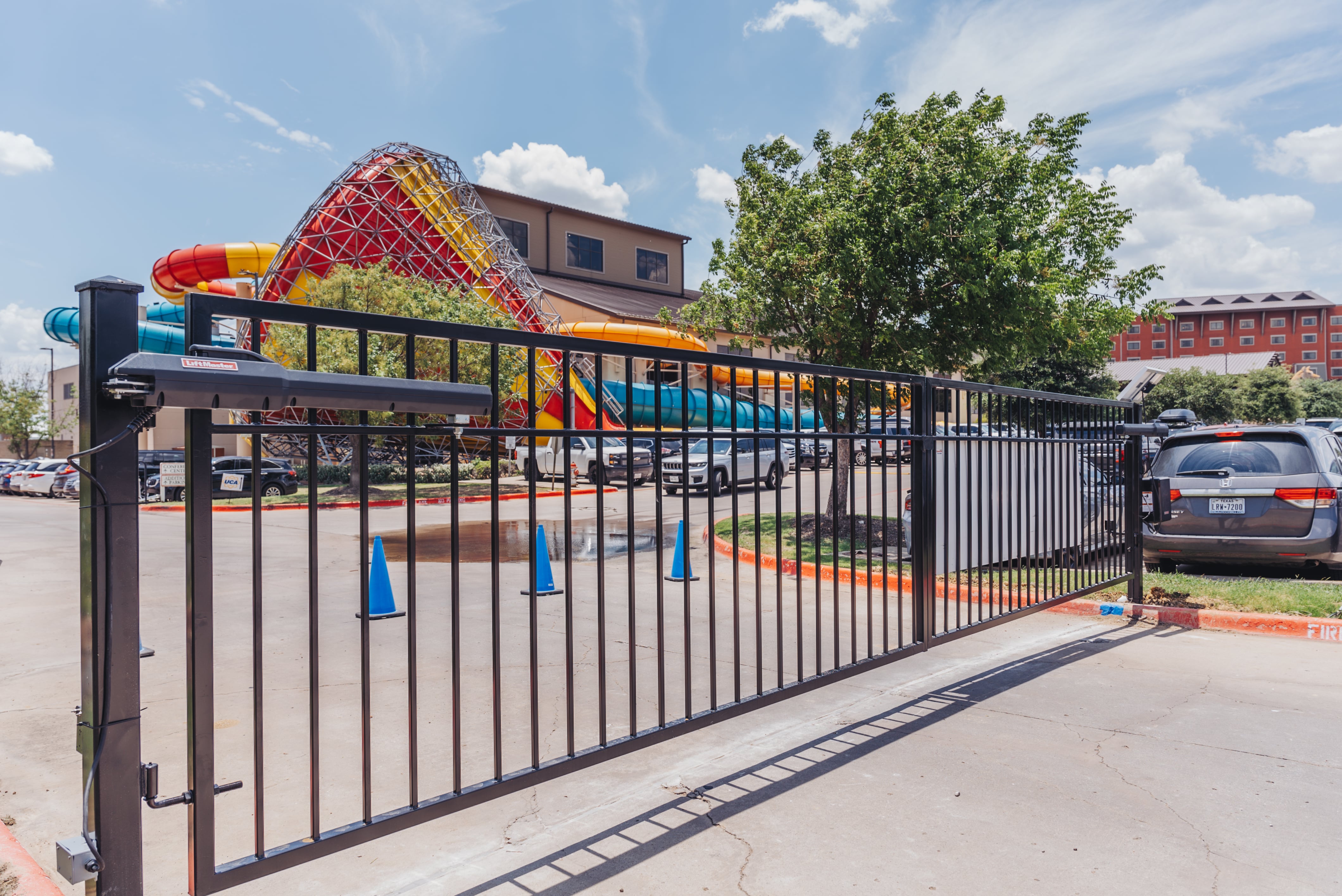 Security Gates - The Great Wolf Lodge - Texas Select Fencing