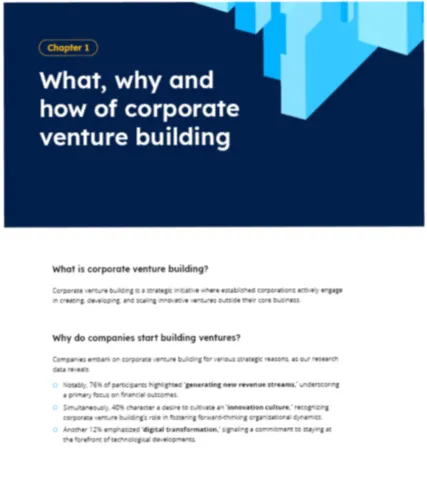 Your 6-step guide to corporate venture building - WhatAVenture