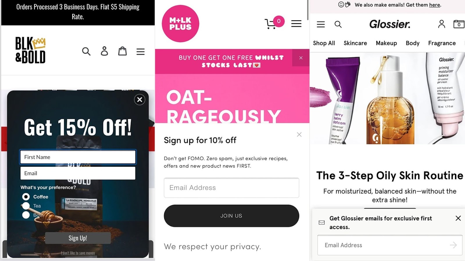 Mobile Pop-Ups for eCommerce: Best Practices + Examples