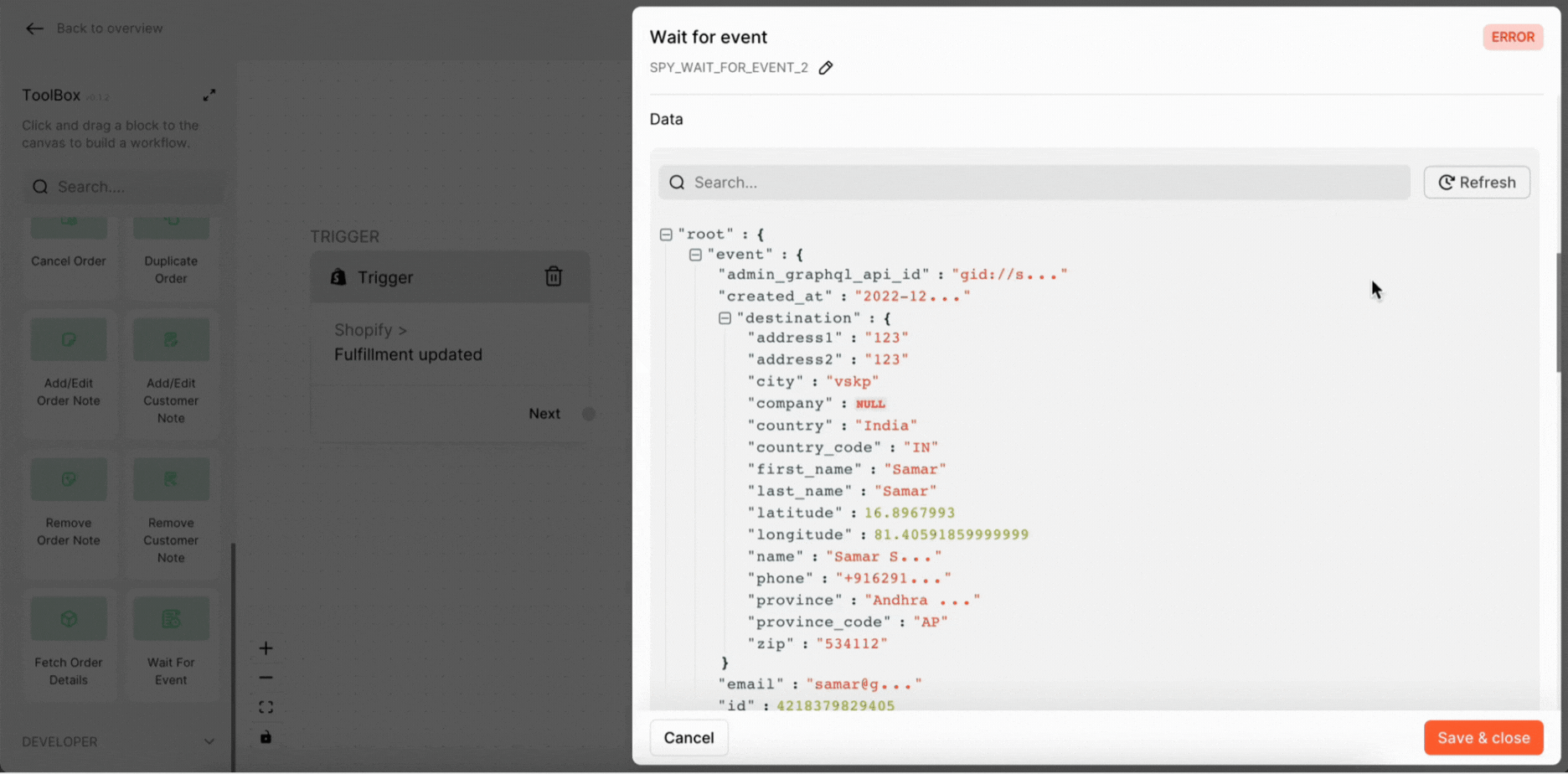 Understand The Use Of Wait For Event Shopify Flow Card