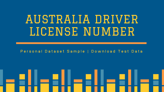 Personal Dataset Sample| Australia Driver License | Protecto