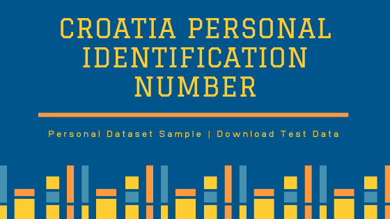 Croatia Personal ID Number Sample Data | Protecto