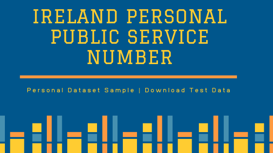 Personal Dataset Sample | Ireland Personal Public Service Number | Protecto