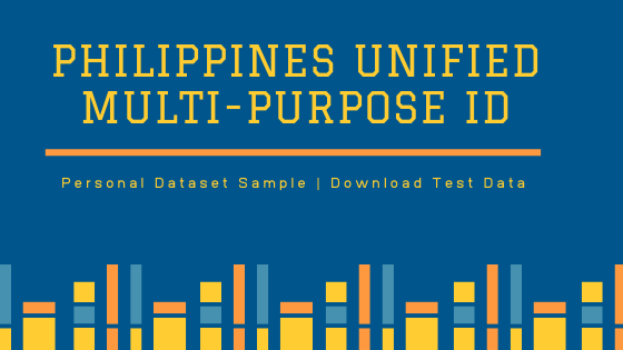 Personal Dataset Sample | Philippines Unified Multi-Purpose ...