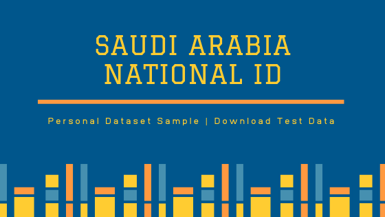 Personal Dataset Sample | Saudi Arabia National ID | Protecto