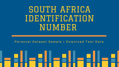 Personal Dataset Sample| South Africa ID Number | Protecto