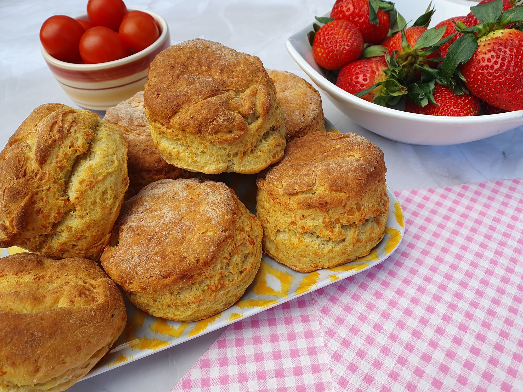 Cheese & Pesto Scones • Little Gannets