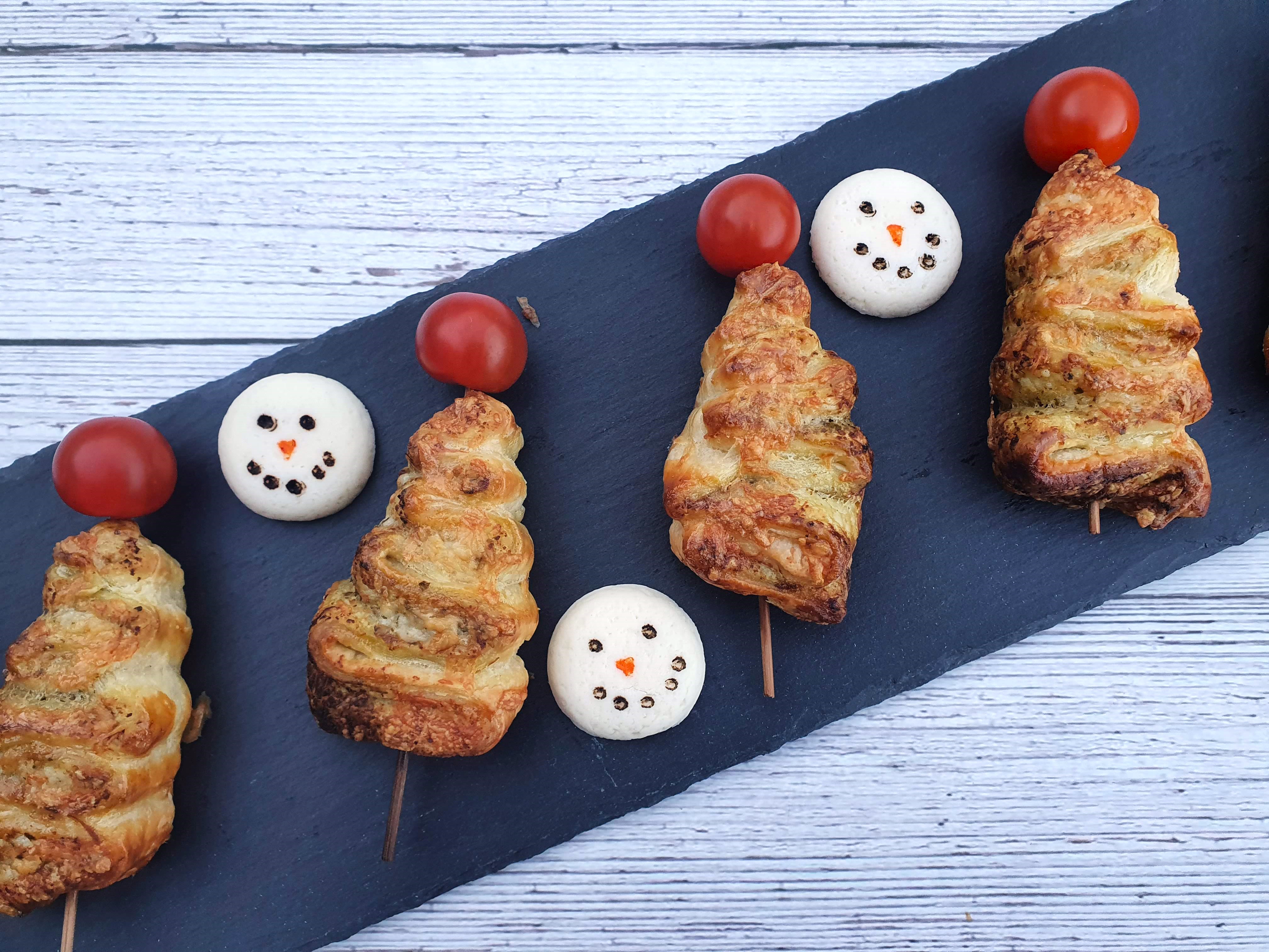 Pesto Christmas Trees • Little Gannets