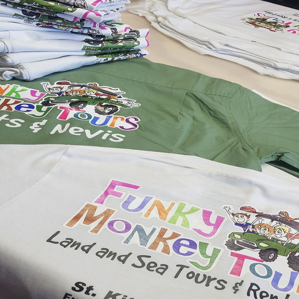 Apparel | Funky Monkey Tours St. Kitts & Nevis