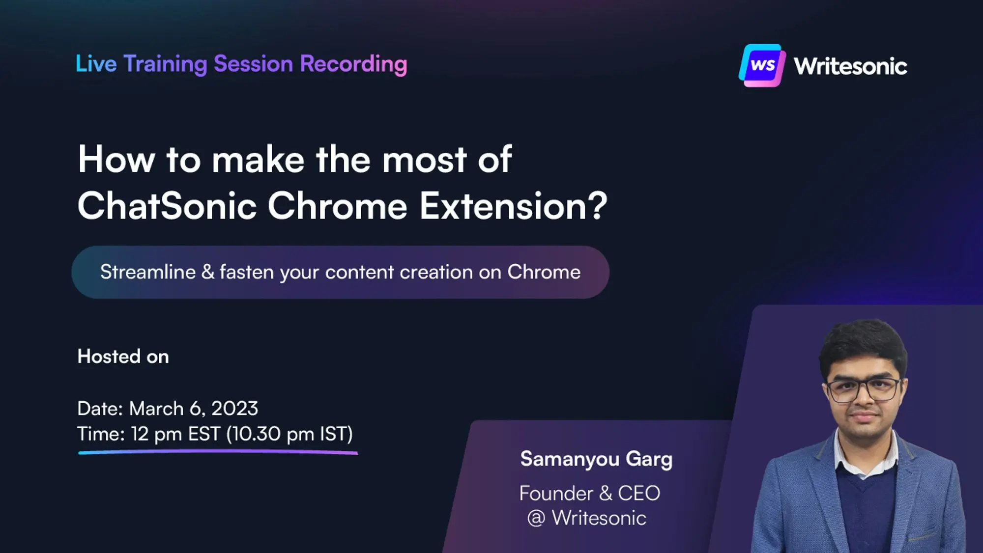 How to make the most of the ChatSonic Chrome Extension?