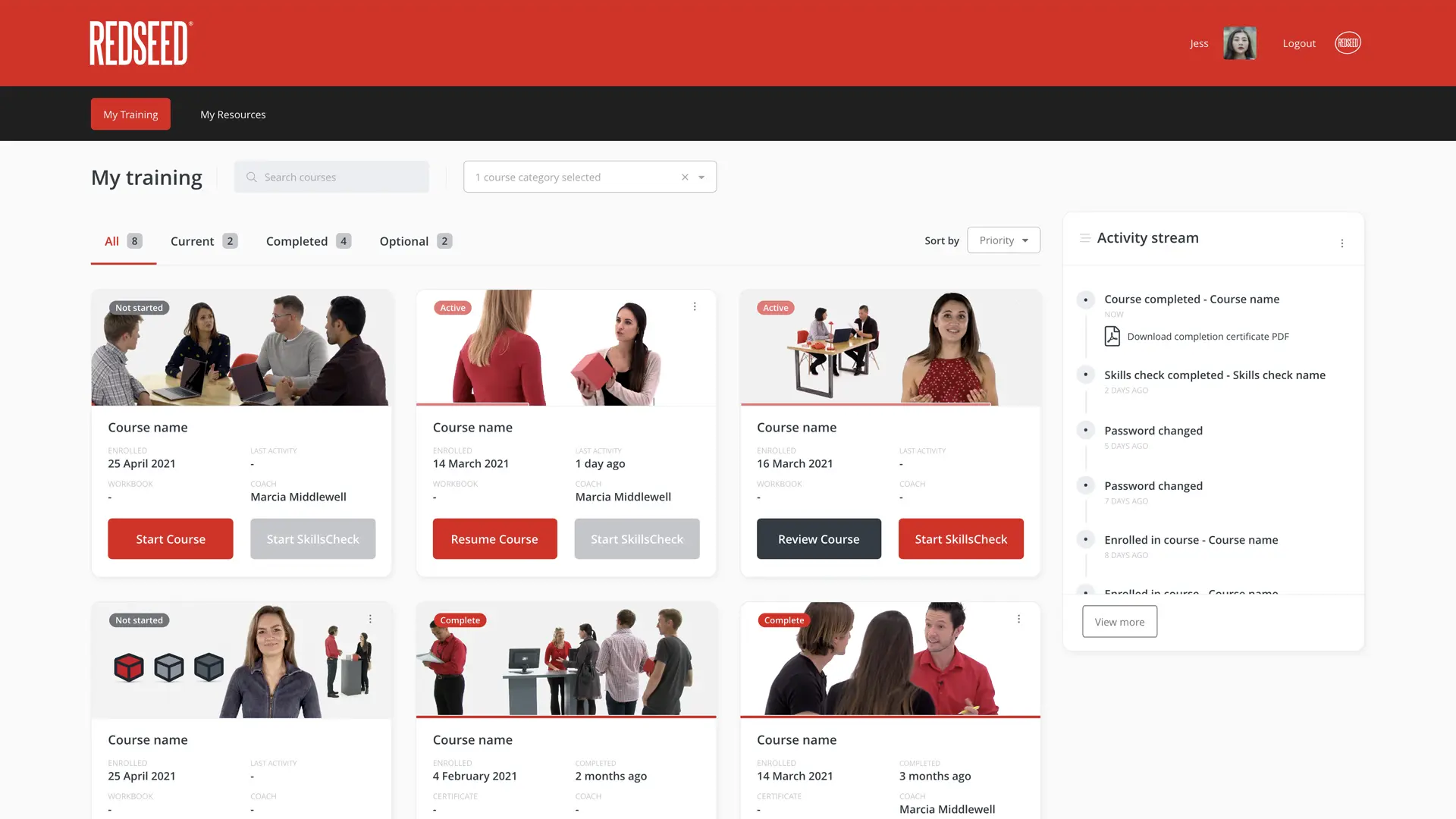 The RedSeed LMS is the perfect place to house learning