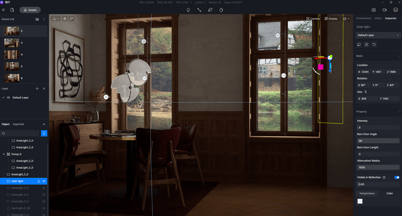 Best practices of lighting for SketchUp projects