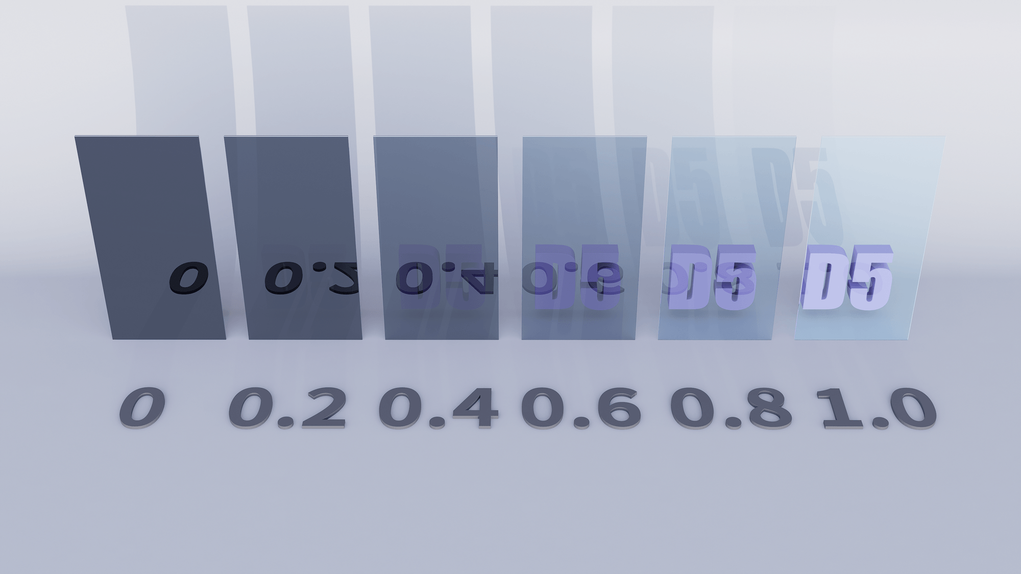 How to render glass material