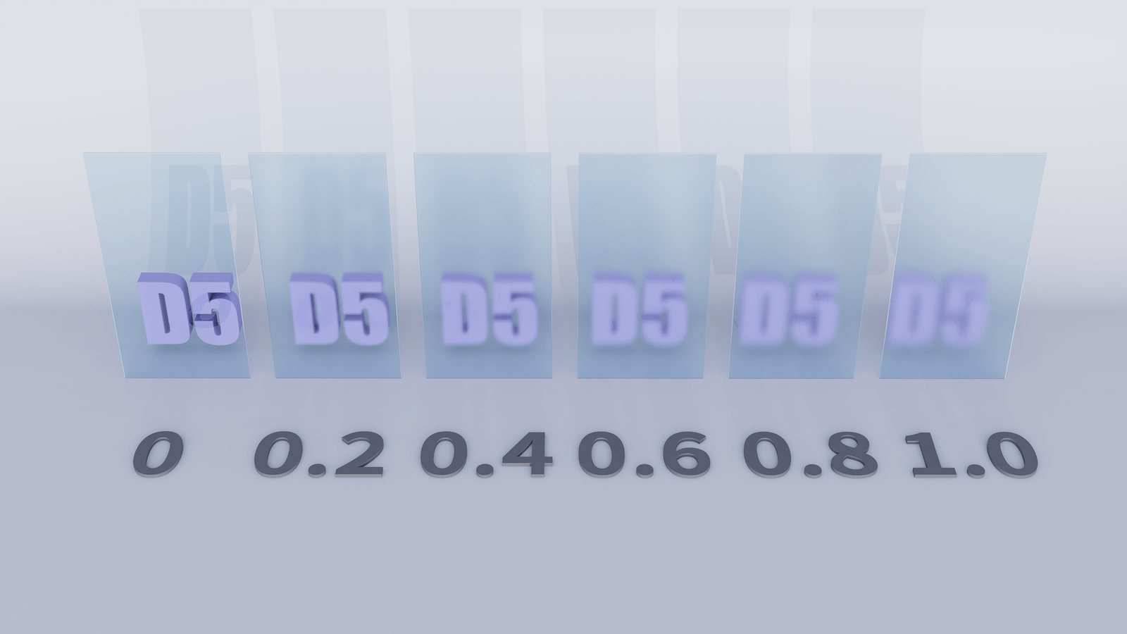 How to render glass material