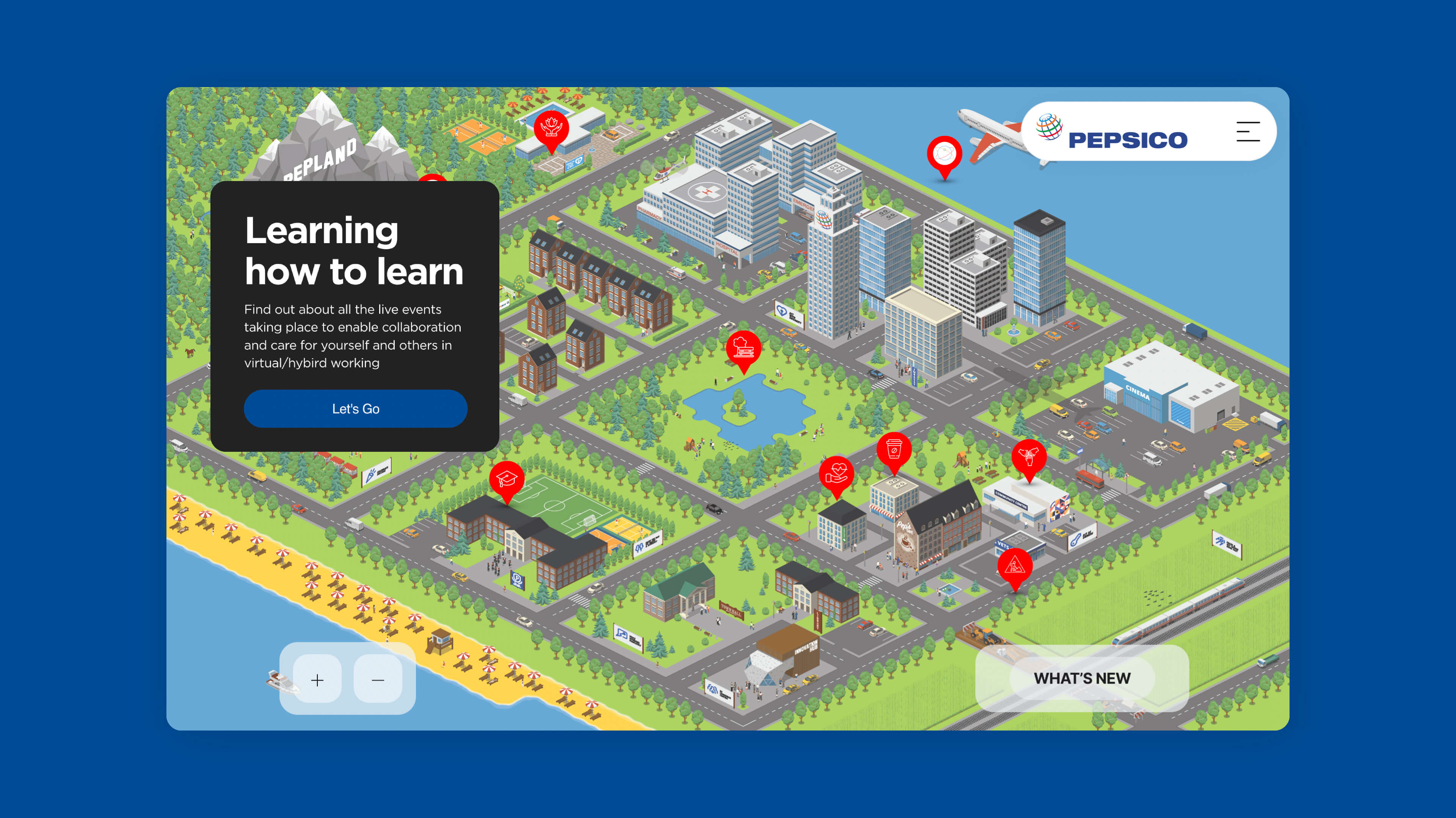 PepsiCo Pepland - graphic, web design & development