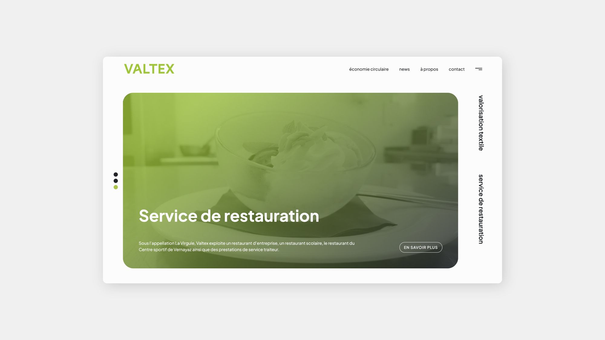 Valtex - web design - destinazio