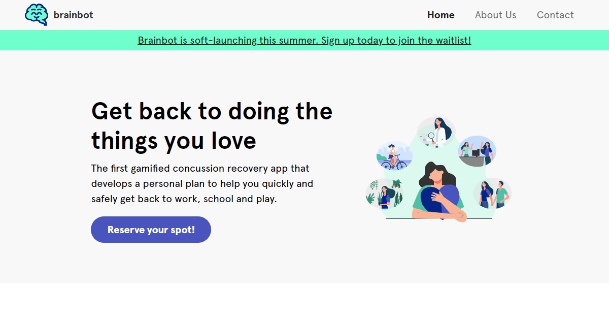 Brainbot | The Smart Concussion Recovery Assistant | Home