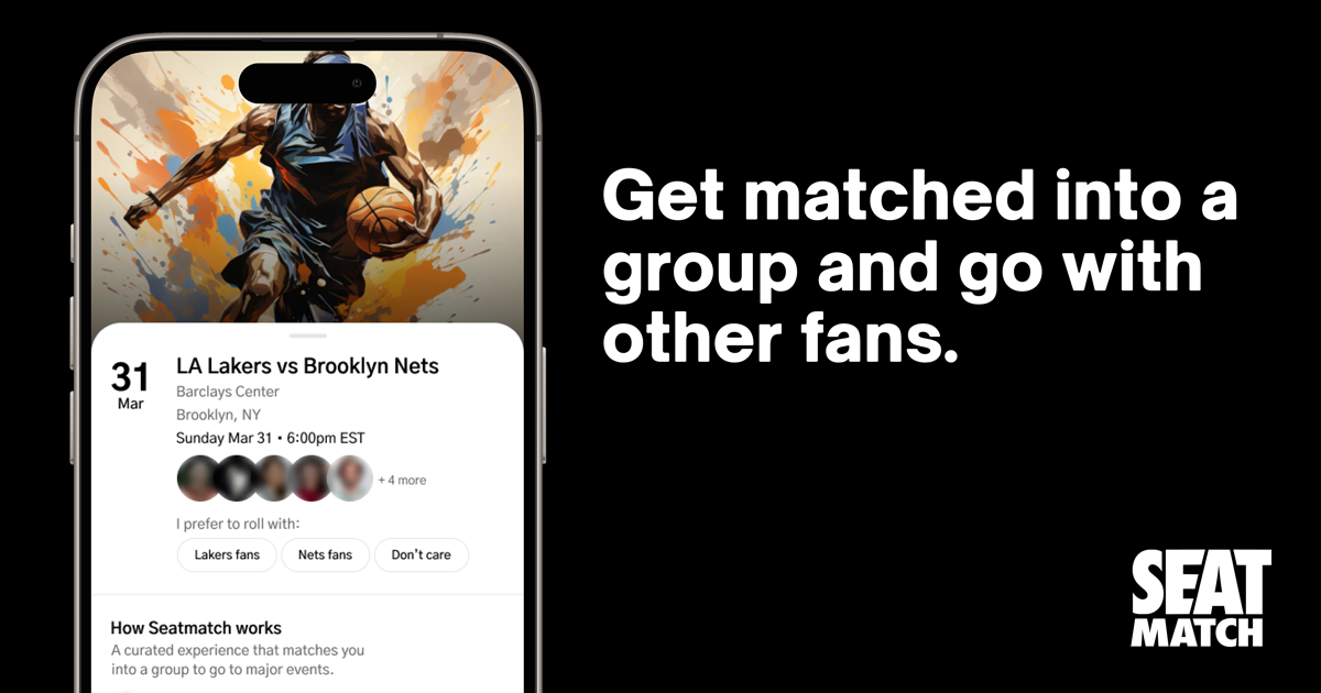 Seatmatch: Your Tribe for Major Events