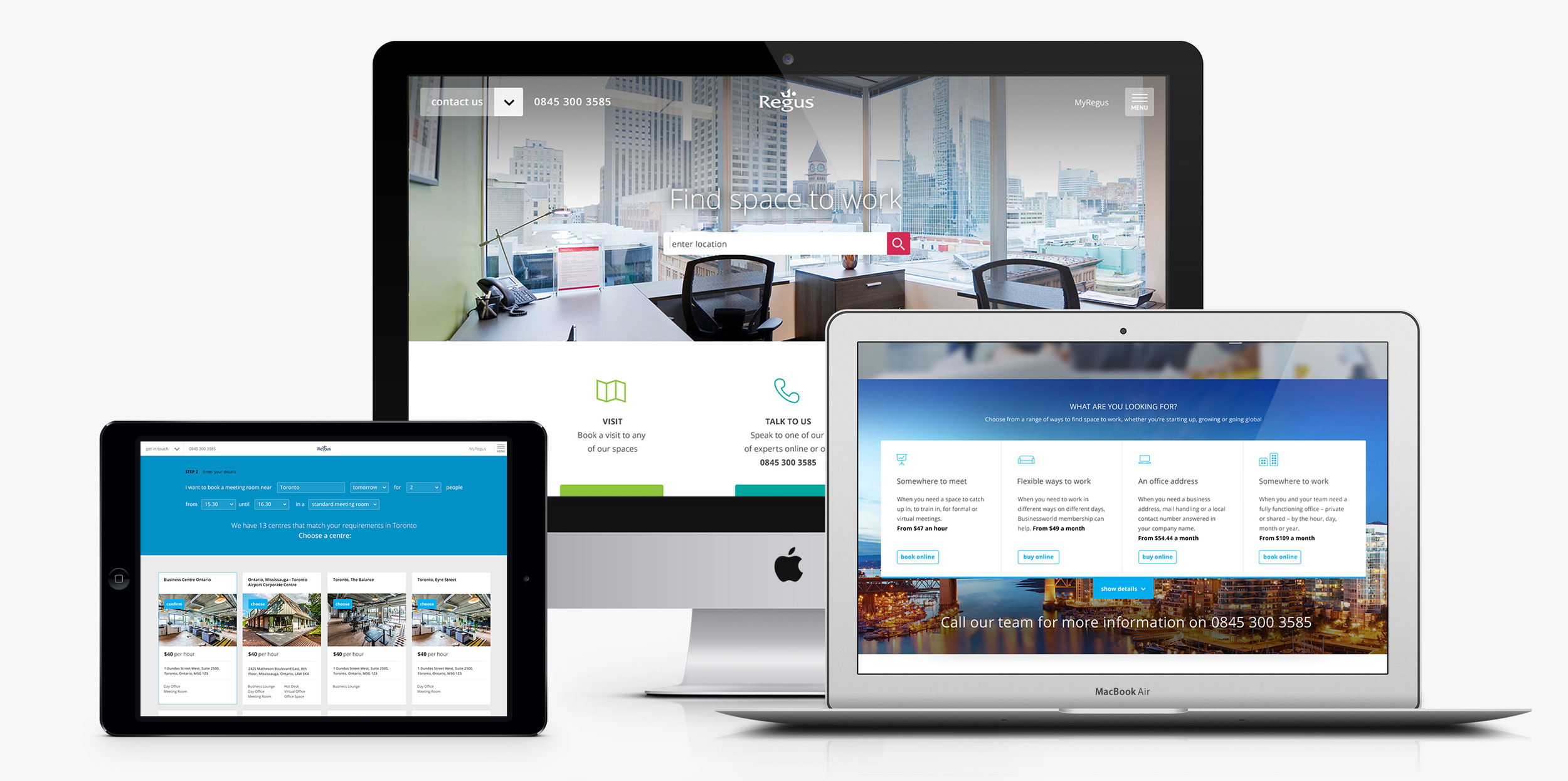 Regus | B2B | UI Design Case Study | Furthermore Agency