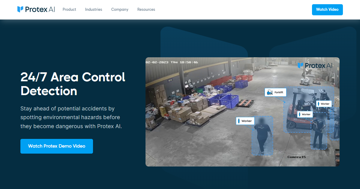 Area Control Safety Software Solutions - Protex AI