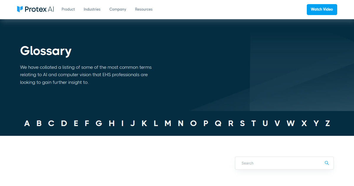 Glossary | Protex AI