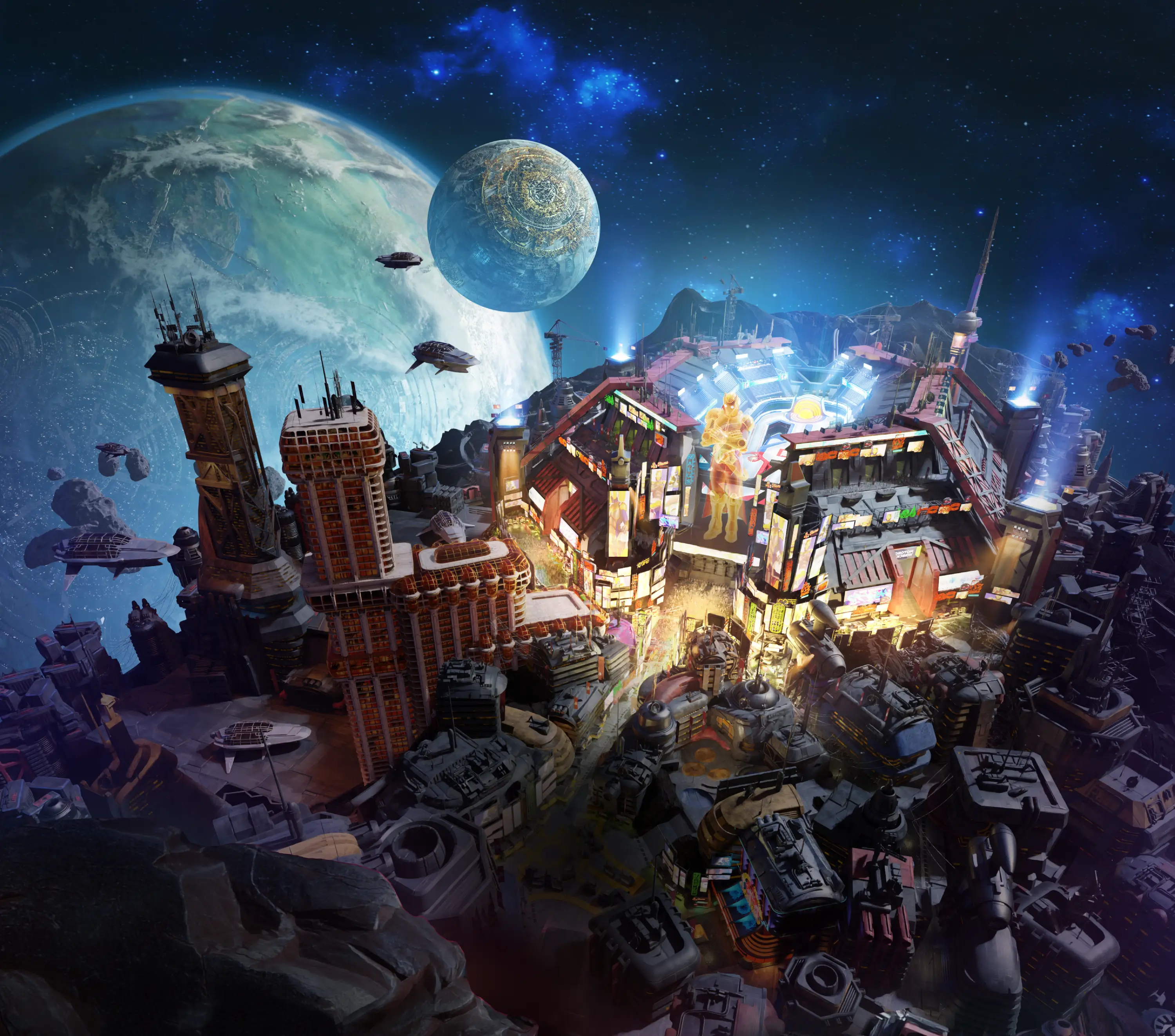 Frostburn Arena - The Heart of Wildcard Alliance - Map & Wayfinder