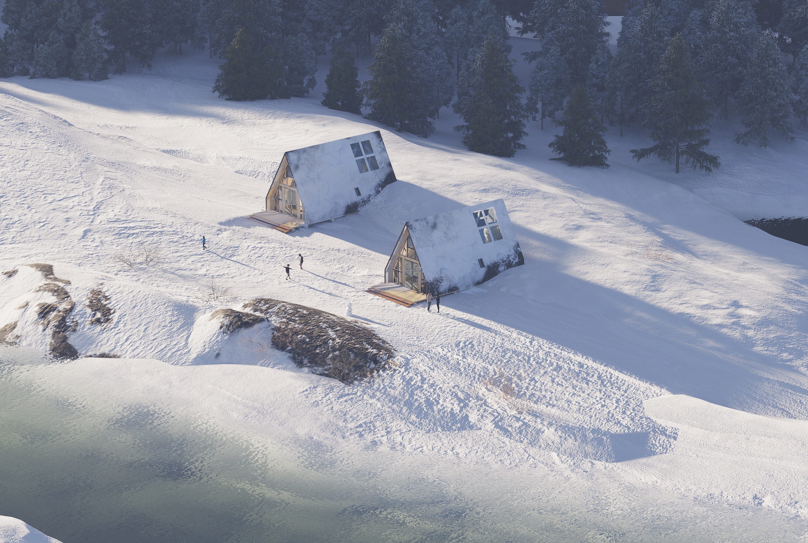 How to render a snow scene in D5 Render