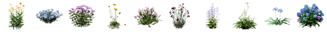 220+ new animated plant models in D5 Asset Library