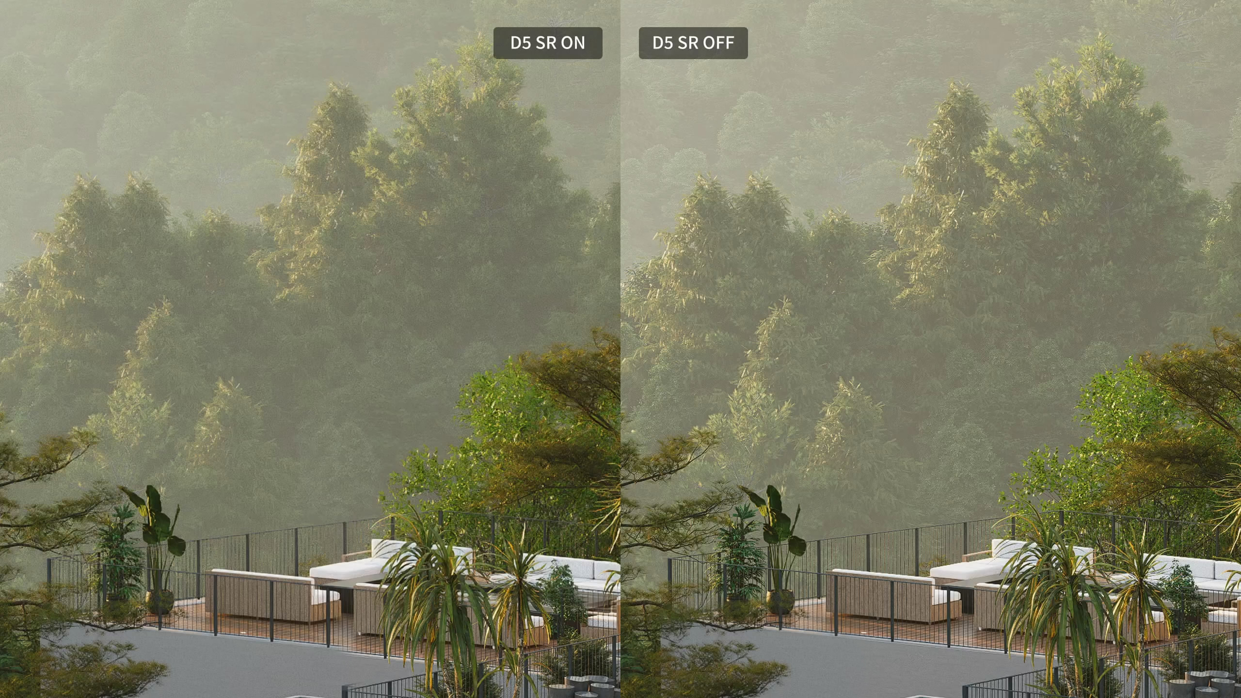 Save your time by 65%: D5 Super Resolution Image Rendering