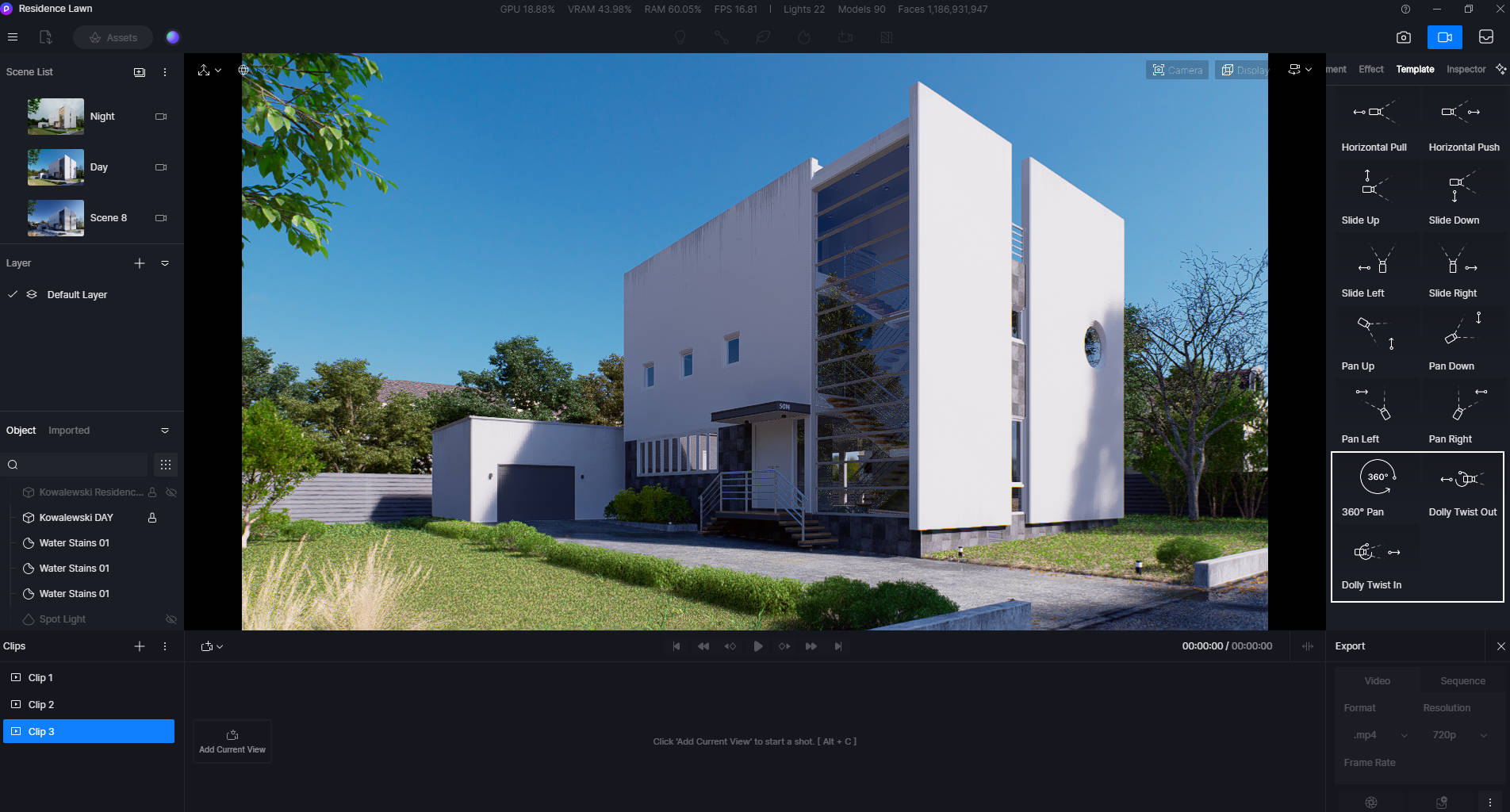D5 Animation Challenge: Free Camera Movement Templates for Everyone