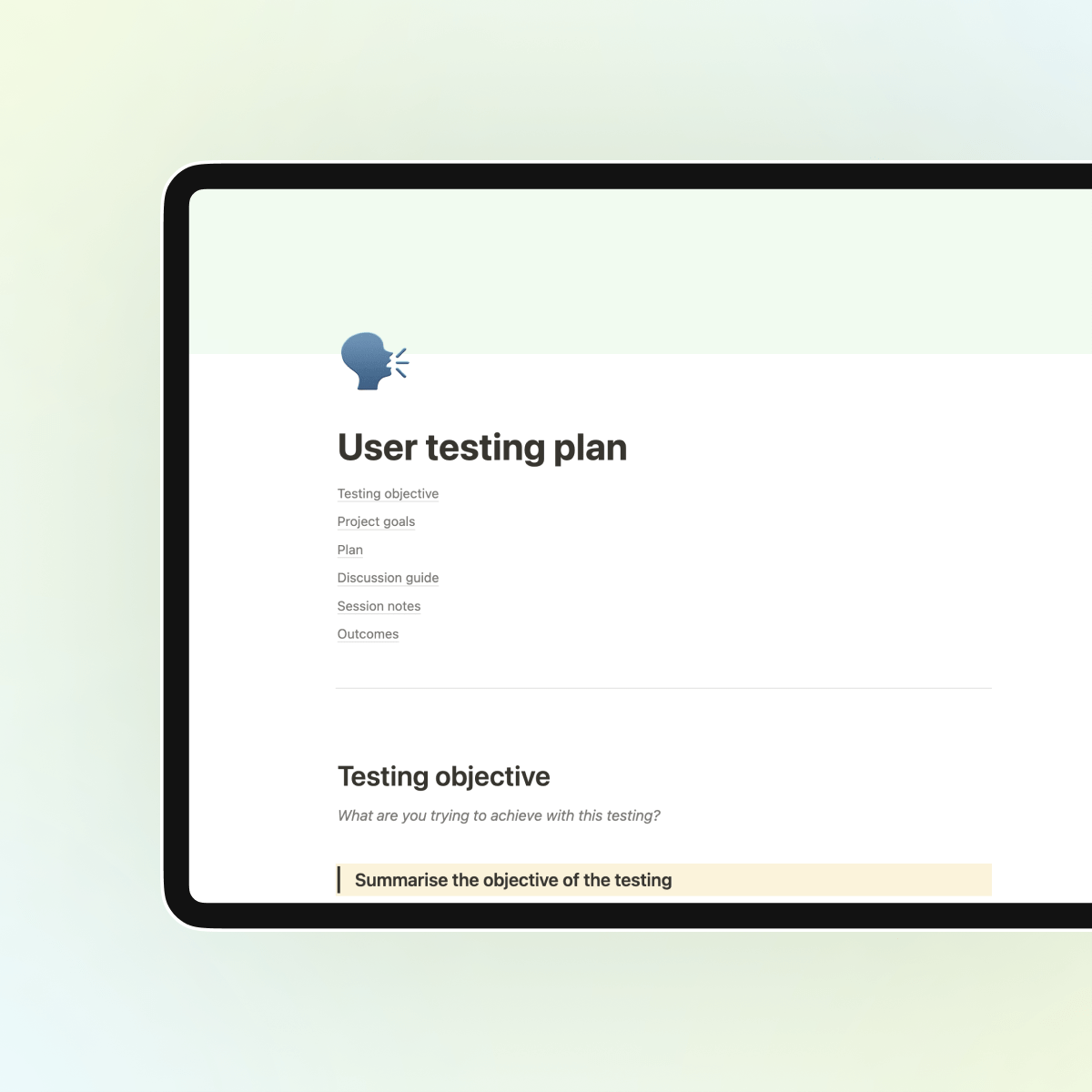 User testing plan + script (2024) · Bryn Taylor